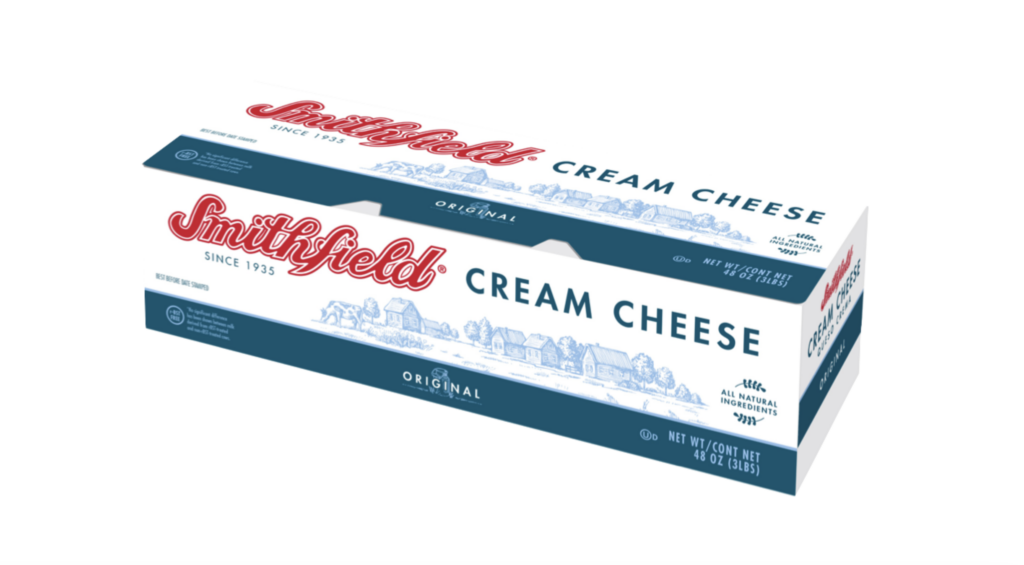 Smithfield Plain Cream Cheese Block - FoodService